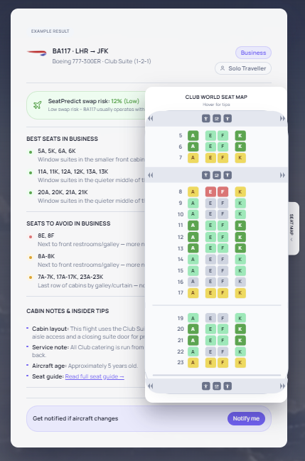 SeatGuru Alternative for 2026 — Search by Flight Number